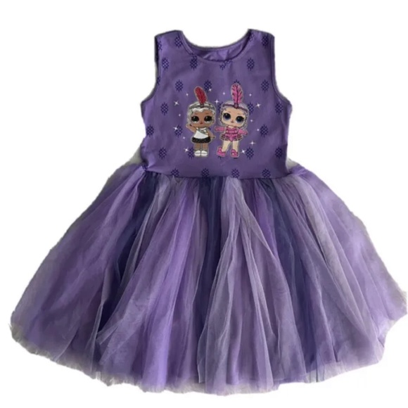 L.O.L. Surprise! | Dresses | Lol Surprise Girls Purple Embellished ...